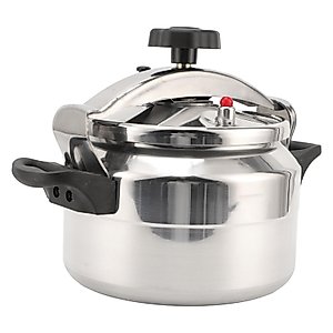 Pressure Cooker, 3L/4L/5L Aluminum Pressure Cooker with Safely Valve, Kitchen Pressure Cooker for Induction and Stove top, Explosion proof Pressure Cooker Cookware (4L)