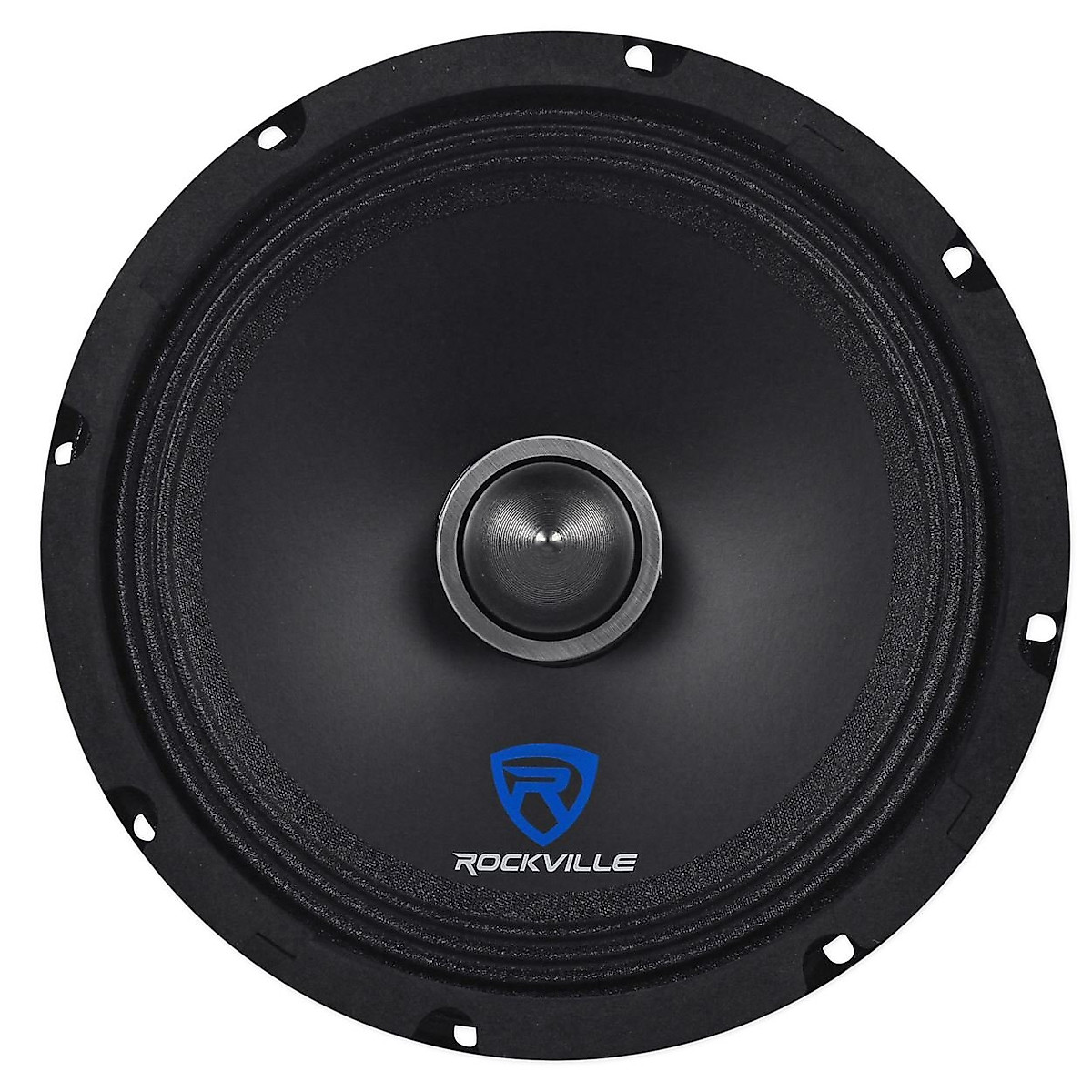 Rockville (8) RXM84 8" 2000w 4 Ohm Mid-Range Drivers Car Speakers, Mid-Bass
