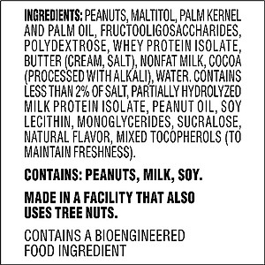 Atkins Caramel Chocolate Nut Roll Snack Bar, Protein Snack, High in Fiber, 2g Sugar, 30 Count