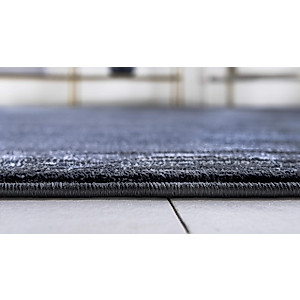 Unique Loom Jill Zarin Uptown Collection Area Rug - Madison Avenue (8' x 10' Rectangle, Navy Blue/ Ivory)