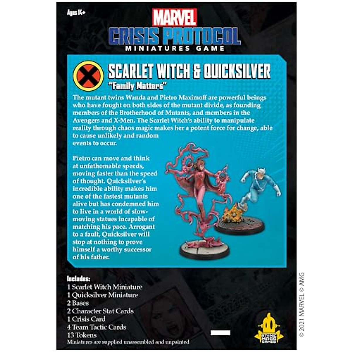Marvel Crisis Protocol: Scarlet with and Quicksilver Character Pack