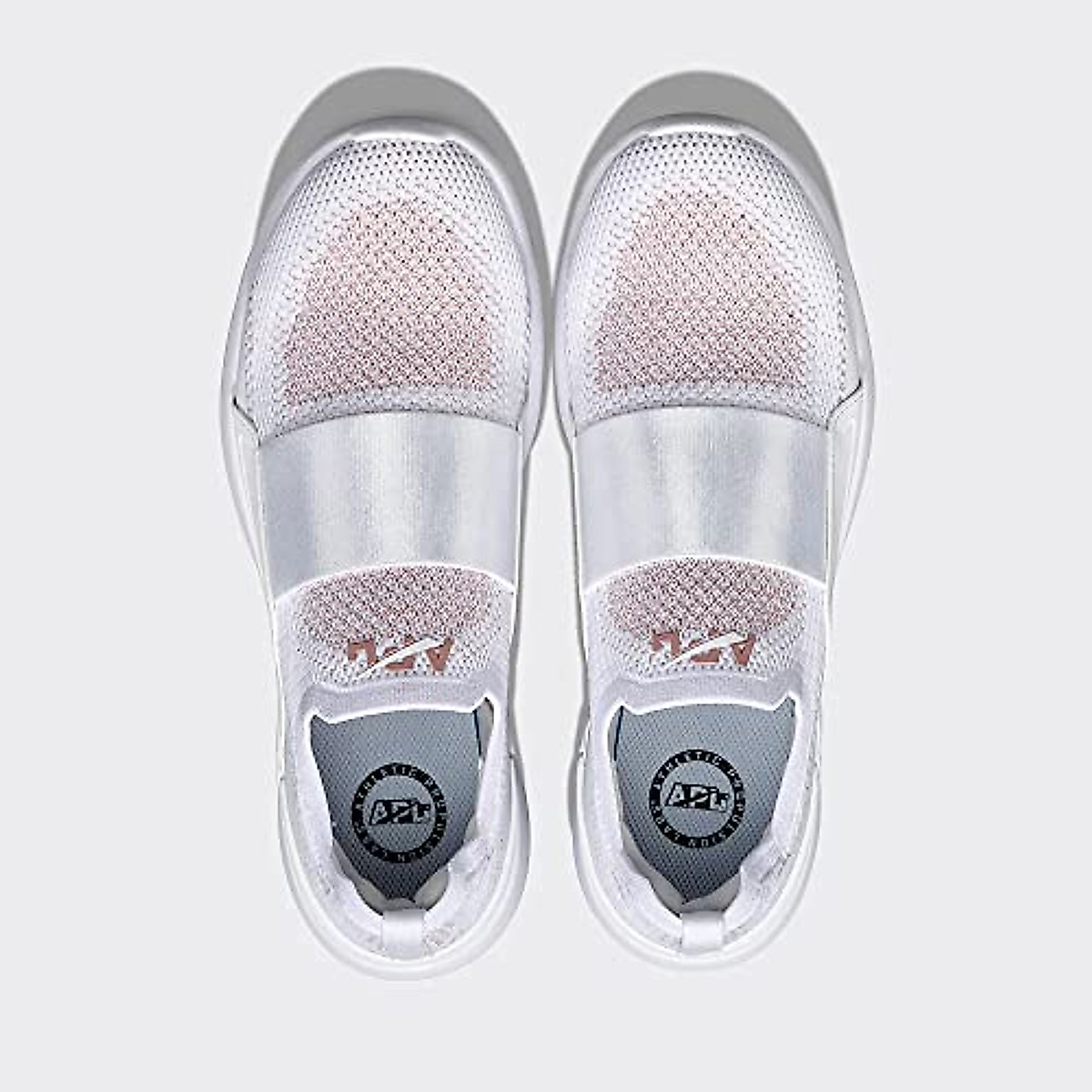 APL: Athletic Propulsion Labs Women's Techloom Bliss, White/Crème/Beachwood, 8