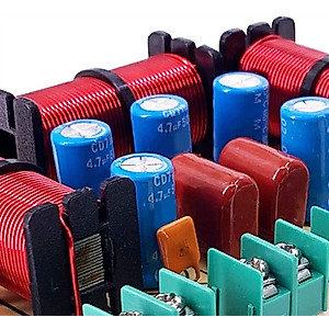 Audio Frequency Divider 2PCS 4 Way Speaker Treble Alto Frequency Divider Home Theater HiFi Stereo Circuit Stereo Audio Crossover Filte-rs