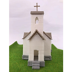 Railway Layout Scenery Country N Scale 1:150-160 Church Miniatures Model