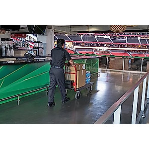 Rubbermaid Commercial Products Platform Truck Motorized Kit, Medium Size, 24"x48", for Moving Heavy Loads in Industrial/Commercial/Warehouse Environments