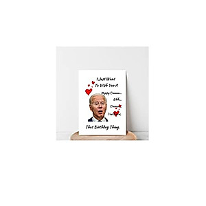 Very Funny "Joe Biden" Inspired Birthday Card For Everyone, Card With Envelope, Joe Biden Happy Birthday