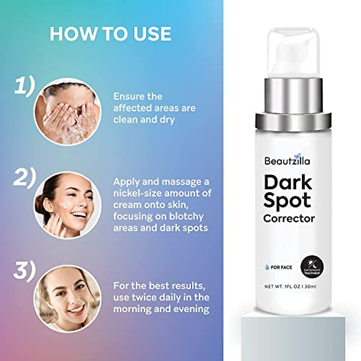 Dark Spot Remover for Face,Dark Spot Corrector Serum,Hyperpigmentation Treatment,Advanced and Natural Formula - - Removes Freckles, Sun Spots, Melasma and More