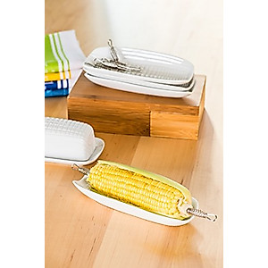 BIA Cordon Bleu 9" Corn Dish, Set of 4, White