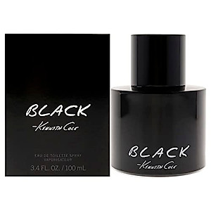 Kenneth Cole Black Eau de Toilette Body Spray Cologne for Men, 3.4 Fl. Oz.