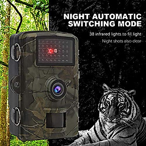 Tgoon High Definition Waterproof Camera, Hunting Camera Anti-Rust Ip66 Waterproof 1080P High Definition for Night