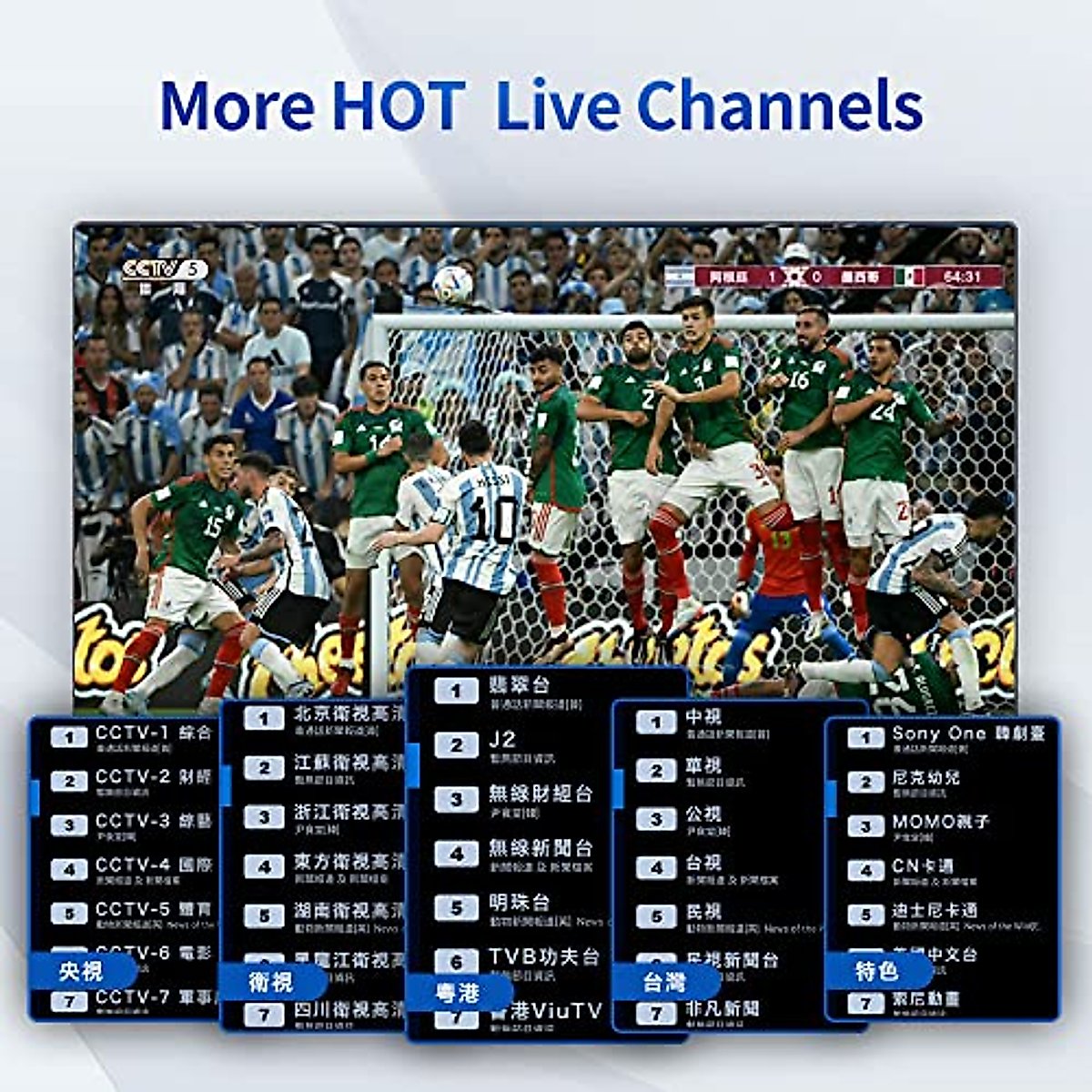 A3-II 电视盒 IPTV Chinese 2023 全新二代本 A3升级版 普通话粤语频道 Massive Movies& TV Series Smart Andriod Box