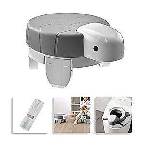 Potty Training Seat for Toddler - 3-in-1 Portable Kids Travel Potty, Foldable Toilet Training Seat for Indoor Outdoor with 20 Disposable Bags, Also Suitable for Toilet Seat