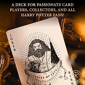 theory11 Harry Potter Playing Cards - Yellow (Hufflepuff)