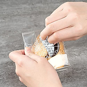 Restaurantware Label Tek 2 Inch Tamper-Evident Stickers For Gluten Free Food 500 Rolled Tamper Seal Stickers - Chalkboard Design For Safe Food Delivery Black With White Font Plastic To Go Stickers