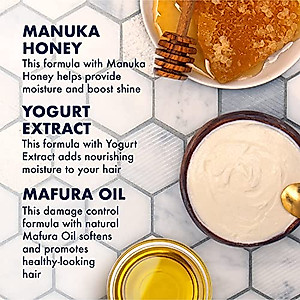 Shea Moisture Manuka Honey & Yogurt Hydrate + Repair Protein Power Treatment, Hair Mask, Deep Conditioner and Hair Treatment, 8 oz