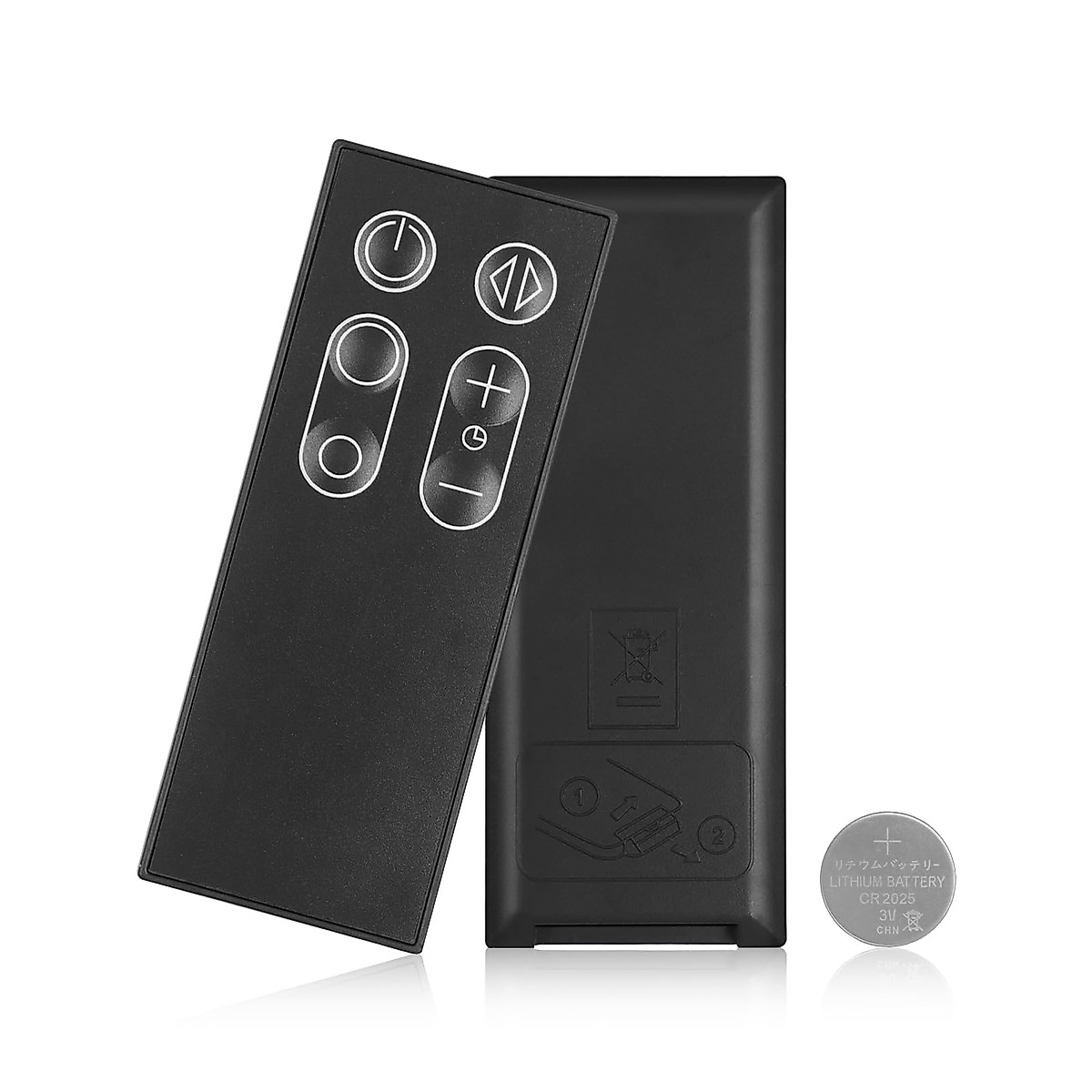 YKoneCha 965824-01 965824-02 Replacement remote control for Dyson AM06 Desk Fan, AM07 Tower Fan, AM08 Pedestal Fan with magnetic battery