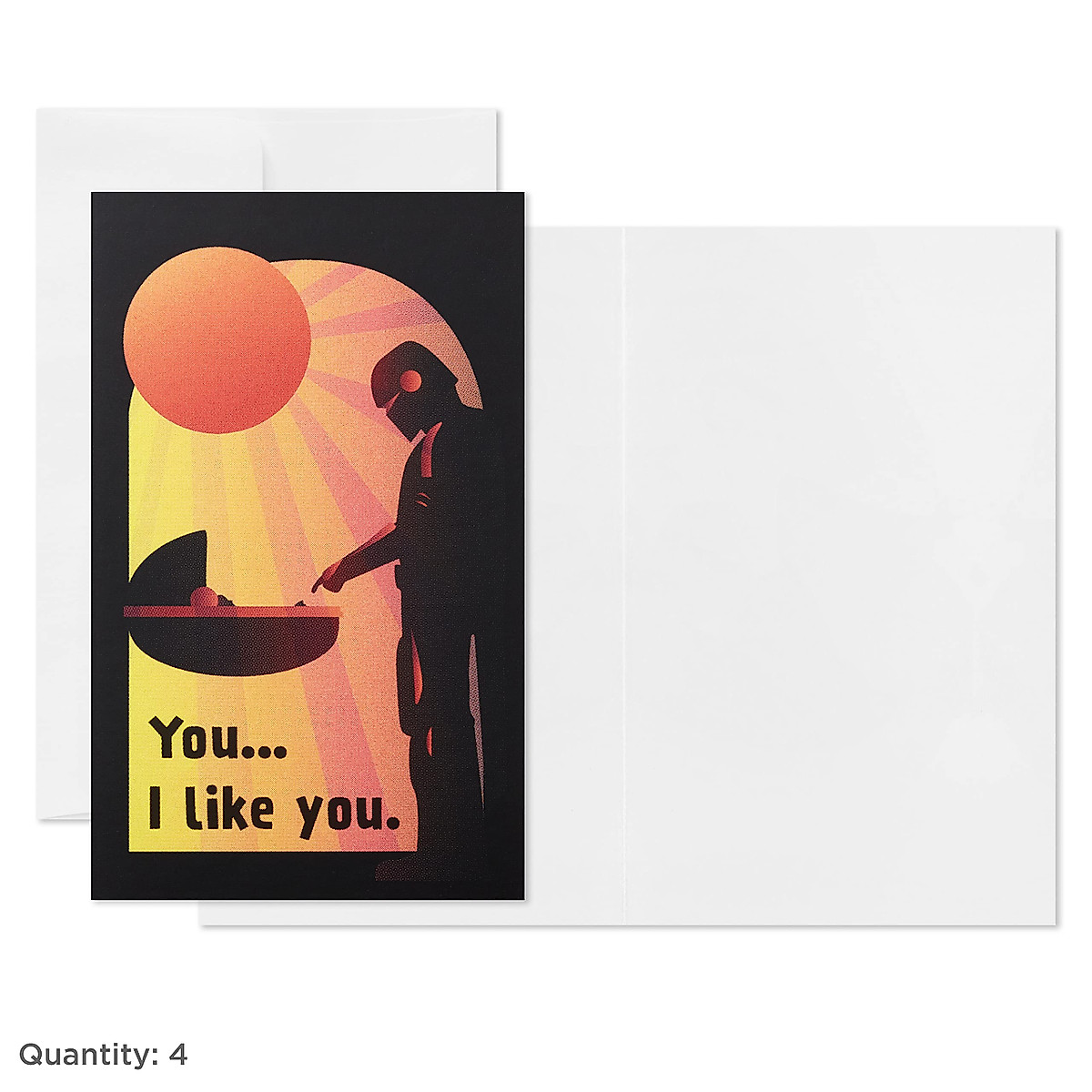 Hallmark Kids Baby Yoda Mini Valentines Day Cards Assortment (18 Classroom Cards with Envelopes)