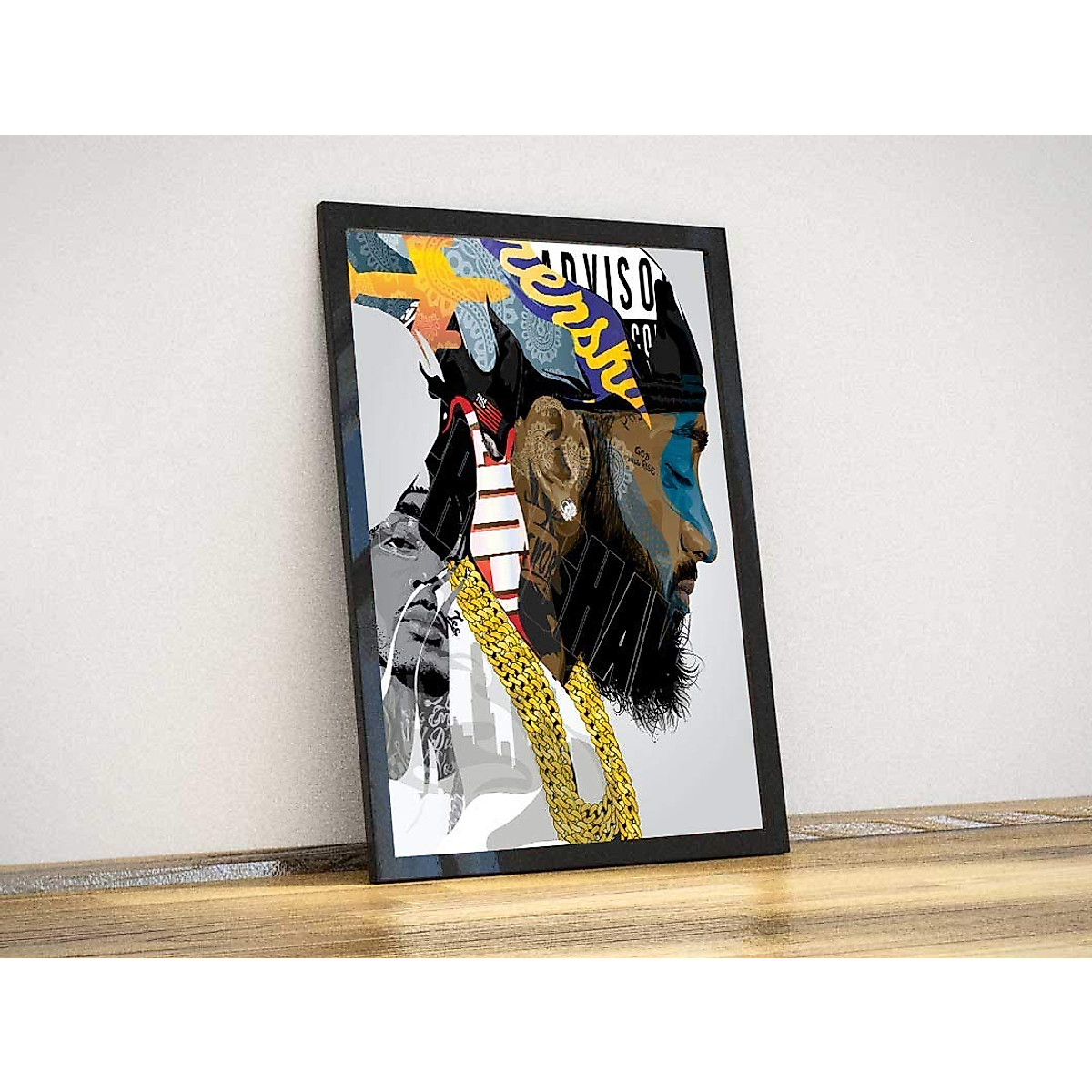 Nipsey Hussle Print/Nipsey Hussle Original Poster/Nipsey Hussle Artwork - Music Poster Wall Art rap