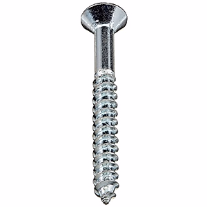 Hillman 40856 Zinc Flat-Head Phillips Wood Screws (#12 x 2"), 2 inches