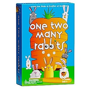 Three Archers Games One Two Many Rabbits Card & Dice Game | Fun Family Game | Entertaining and Educational | 10-20 Minutes, 1-4 Players, Ages 7 and up