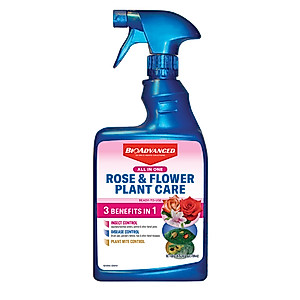 BioAdvanced All-in-One Rose & Flower Plant Care, Ready-to-Use, 24 oz