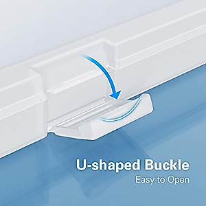 iBune 6 Pack 12x12 Paper Storage Box, Scrapbook Storage Box for 12" x 12" Paper, Portable Slim Project Case Plastic Craft Paper Storage Box, Size 12.4 x 12.8 x 1.1 in