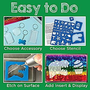 Faber-Castell Creativity for Kids Etch-It Workshop - DIY Engraving Art Set for Kids - Arts and Crafts for Kids