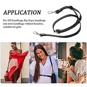 Luxshiny Pu Leather Adjustable Crossbody Strap for Small Bags Purse Wallet Clutch Phone Case Replacement Chain Strap Golden