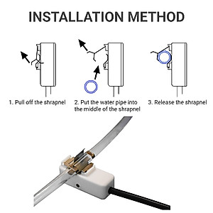 Liquid Level Sensor, Non Contact Water Level Sensor Capacitive Liquid Level Detector with Intelligent Liquid Level Reference Adjustment, Water Level Tool Liquid Level Switch for Aquariums