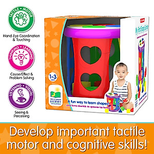 The Learning Journey Early Learning - My First Shape Sorter - A Fun Way to Learn Shapes - Toddler Toys & Gifts for Boys & Girls Ages 12 Months and Up, Multi, Medium