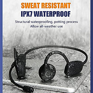 eKudgel Bone Conduction Headphones Wireless Bluetooth Headset with Microphone ENC Noise Cancelling with mic Clear Calls