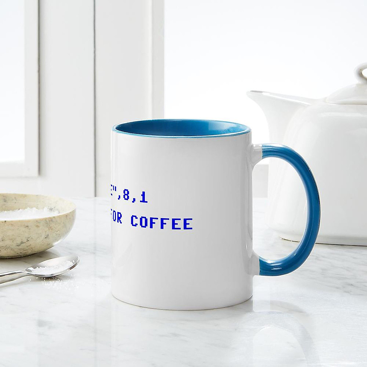CafePress Commodore 64 Load Coffee Mug Ceramic Coffee Mug, Tea Cup 11 oz