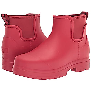UGG Women's Droplet Rain Boot, Samba RED, 8