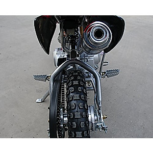 HHH Apollo AGB 21C Fully Automatic 70cc Dirt Bike DB21 Gas Medium Size 10 inch Tires Small Dirtbike for Kids and Youth (Blue Color)