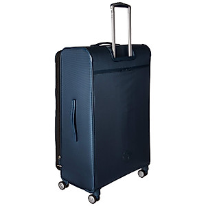 Samsonite Solyte DLX Softside Expandable Luggage with Spinner Wheels, Mediterranean Blue, Checked-Large 29-Inch