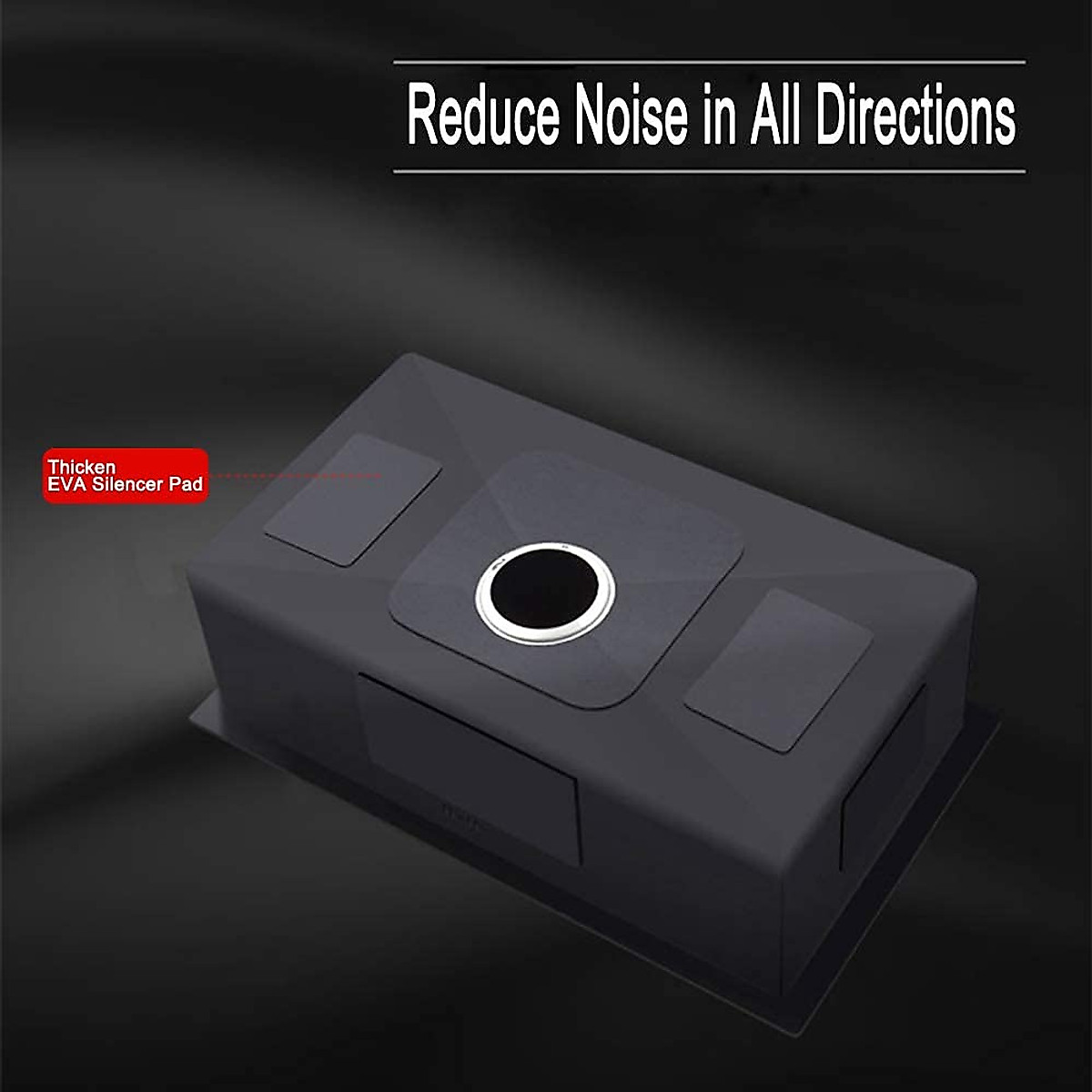 25" Drop-In or Undermount Single Bowl Kitchen Sink/Bar Sink with Pull-Down Faucet, Soap Dispenser, Drain Basket, Made of Stainless Steel (Steel)