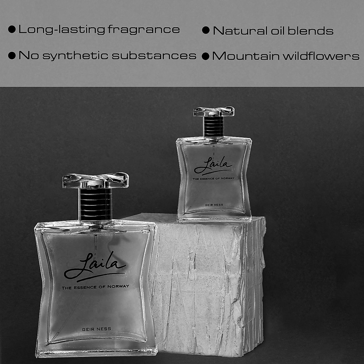 Laila By Geir Ness Eau De Parfum Spray - Long Lasting Fresh, Airy and Clean Fragrance
