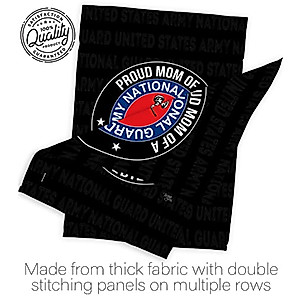 Breeze Decor Army Proud Mom Soldier Garden Flag Armed Forces National Guard ANG United State American Military Veteran Retire Official House Banner Small Yard Gift Double-Sided, Made in USA