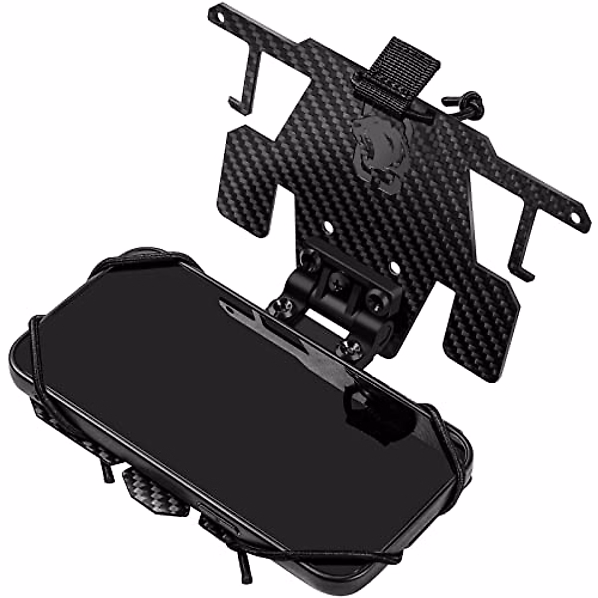 OneTigris Tactical Vest Phone Holder, Universal Chest Cell Phone Board Plate Carrier Phone Mount for Screen Size 4.7"-6.7"