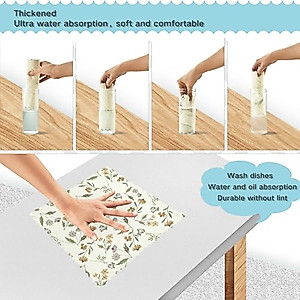 FRODOTGV Sunflowers Texture Pattern Kitchen Towel Microfiber Valentine Flour Sack Tea Towels Kitchen Terry Cloth Hand Towels Hand Towels Kitchen Decorative