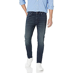 Calvin Klein Men's Skinny Fit Jeans, Boston Blue BLA, 34W x 32L