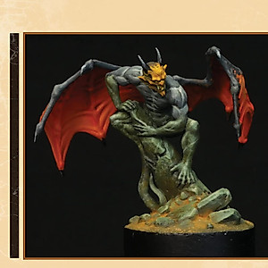 DUNGEON CRAFT Unpainted Miniatures, Compatible with DND, RPG, Tabletop Games, Roleplaying Figures for Your Next Dungeons & Dragons Quest, Mini Gaming Action Figures (The Shadewood Gargoyle)