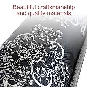 Hair Straighteners Vegan Leather Case & Roll Mat by j&m - Stylish Pouch & Zip-Up Bag with Detachable Mat for Protecting Surfaces - Fits ghd, BaByliss & Others (Rose Gold)