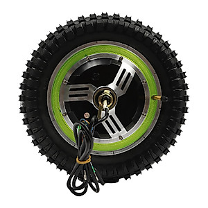 12 Inch Electric Bicycle Brushless Hub Motor 350W Gearless Cycling Hub Conversion Kit Electric Scooter E-Bike Hub Wheel (36V)