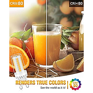 Cnkeeo G9 LED Bulb Warm White 3000K, 4W G9 LED Light Bulbs 40W Halogen Equivalent, 450 Lumen, 360° Beam Angle, Non-Dimmable, No Flicker, 6 Pack Bi-pin G9 Base Bulbs for Chandeliers Home Lighting