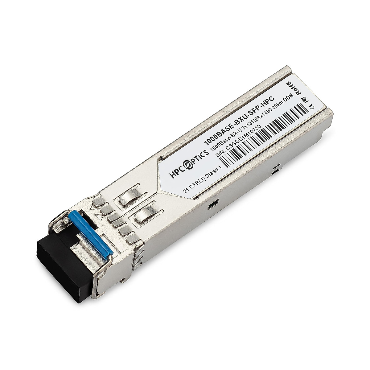 HPC Optics Compatible with Meraki 1000BASE-BX-U 10km Bi-Directional (BIDI) SFP Transceiver | SFP-BXU-MKI