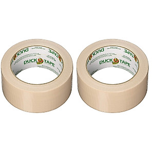 Duck 283264 1.88" X 20 Yards Beige Duck Tape (Тwo Рack, Cookie Dough)