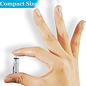 Warmstor 10 Pack BNC Female Jack to RCA Male Plug Adapter Converter Straight Connector for CCTV Security Camera