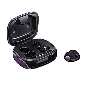 Jkapagzy Wireless Ear Clip Bone Conduction Headphones,Open Ear Headphones Wireless Bluetooth,Bone Conduction Headphones Bluetooth Earphones for Running, Sports, Cycling, Driving