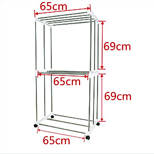 Portable Foldable Clothes Dryer Electric Drying Rack with Heater Low Noise Touch Screen for Home,RV,Student Dorm and Apartment Indoor